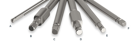 Silicone handles with fixed, quick-connect couplings