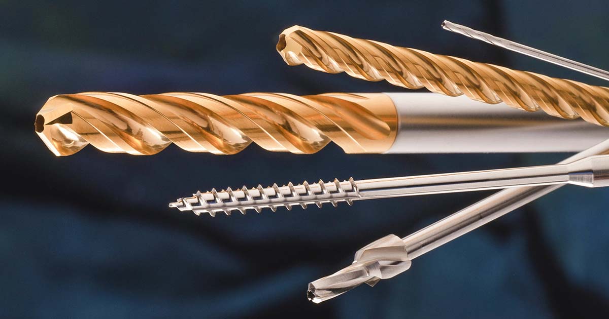 Ground cutting tools, drills, reamers, and taps for medical OEMs