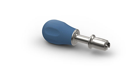 Silicone handles with fixed, quick-connect couplings
