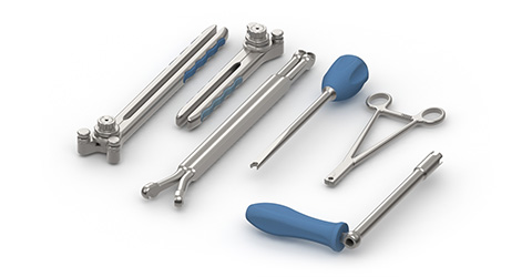 Standard or customized surgical spinal instruments