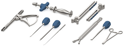 Standard or customized surgical spinal instruments